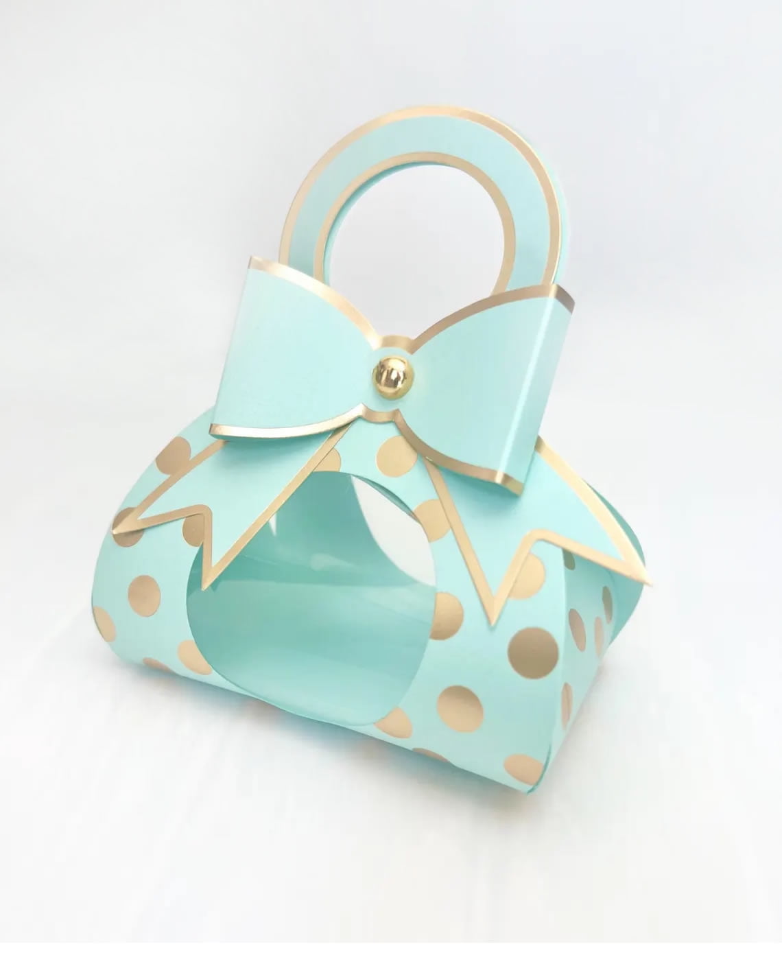 20 Boxes Candy Box Party Favor with Round Handle 4.5 x 3 x 2.5" Inch in ...