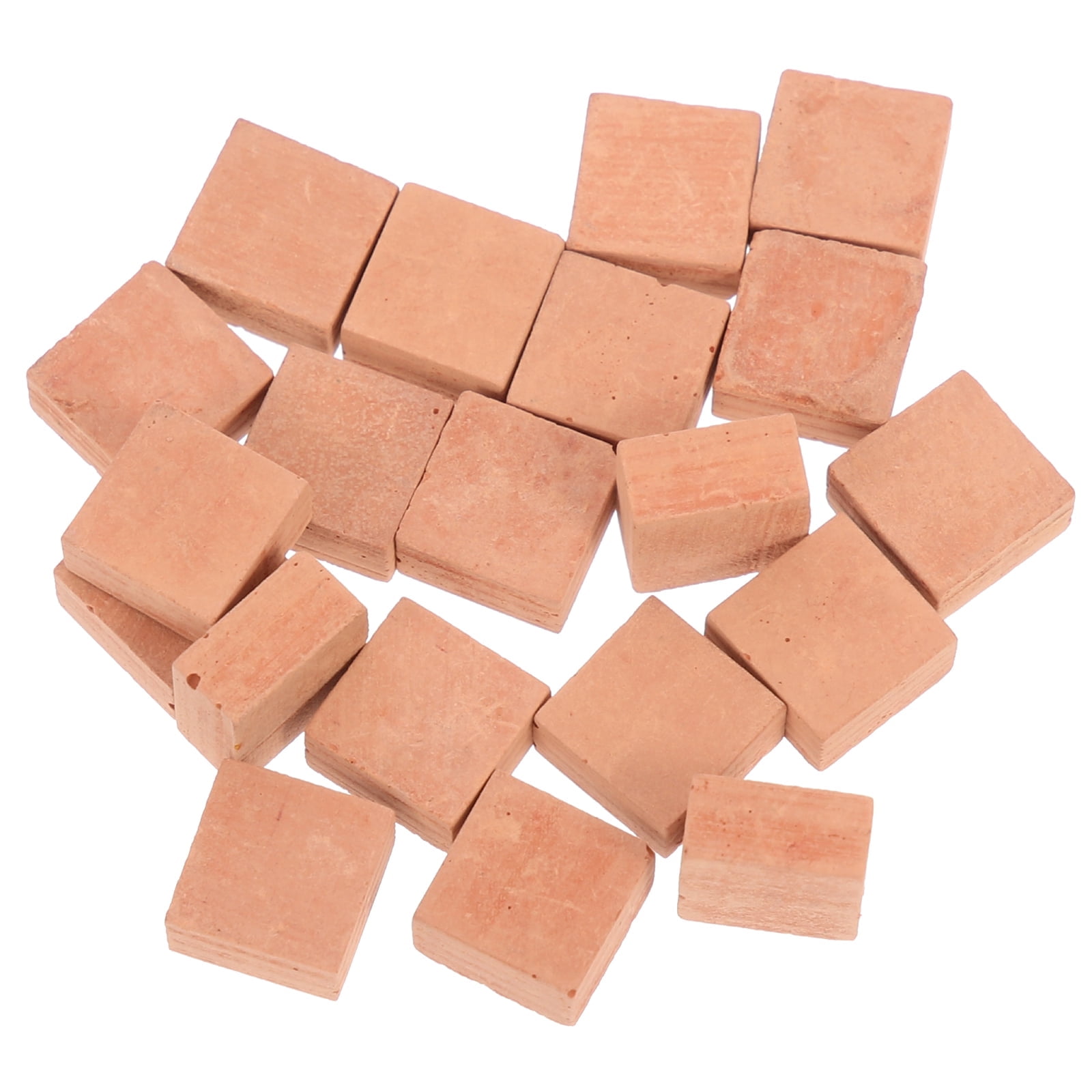 20 Bricks Tiny Bricks for Landscaping Red Miniature Bricks Model Bricks ...