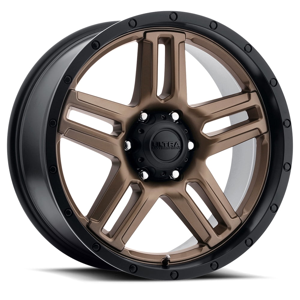 20" Bronze With Black Lip 258 Prowler Wheel by Ultra Wheel 258-2973BZ ...