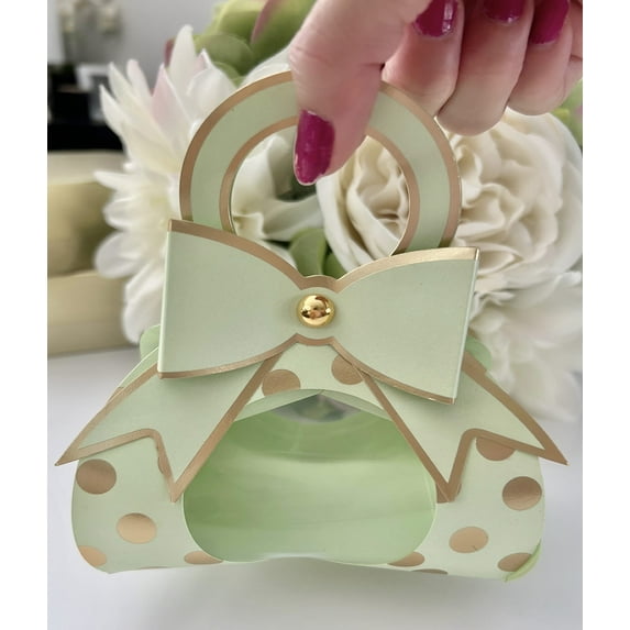 20 Candy Boxes Party Favor with Round Handle 4.5 x 3 x 2.5" Inch ...