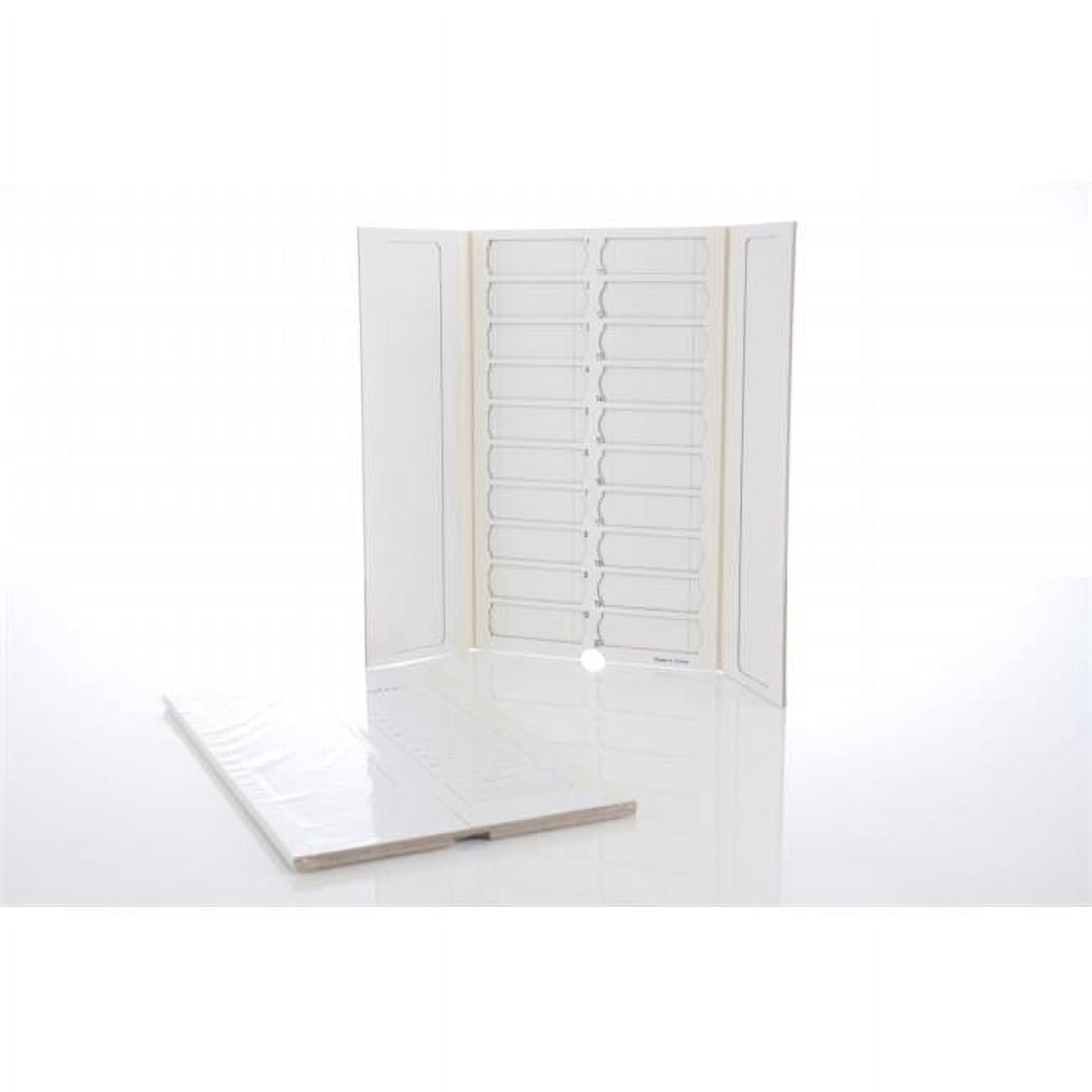 20 Capacity Slide Folder, White - Walmart.com