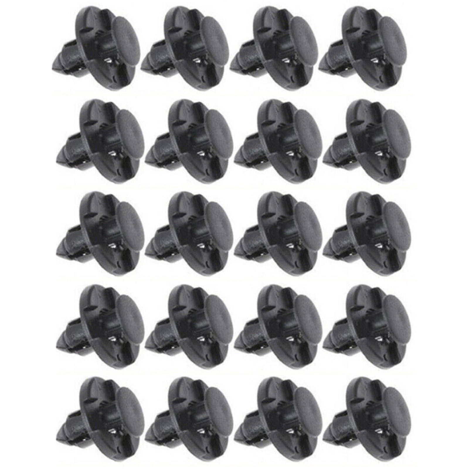 20* Car Plastic Rivet Fastener Mud Flaps Bumper Fender Push Clips for ...