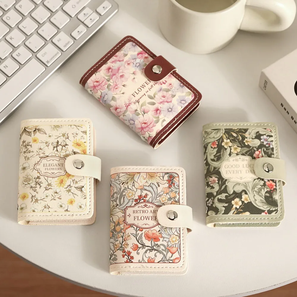 New 20 Card Pockets PU Leather Mini Wallets RFID Blocking ID Card ...