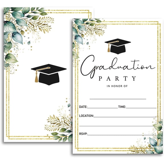 20 Cards with Envelopes, graduation party invitations 2026, 2026 ...