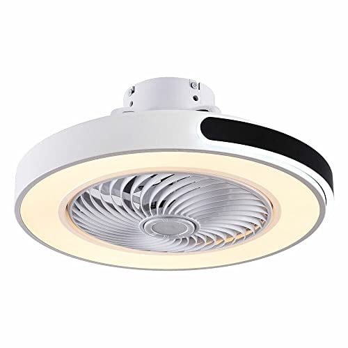 20" Ceiling Fan Light Enclosed Ceiling Fan with Light Ceiling Lamp ...