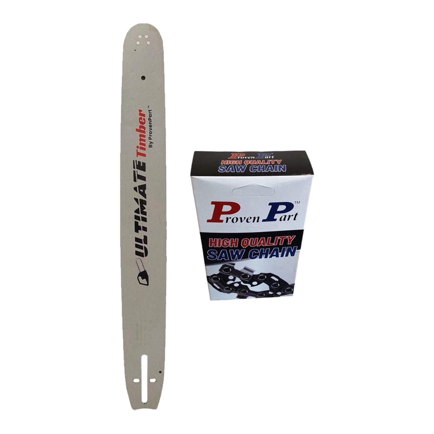20" Chainsaw Guide Bar And Full Skip Chisel Chain Combo 3/8" .050" 72DL ...