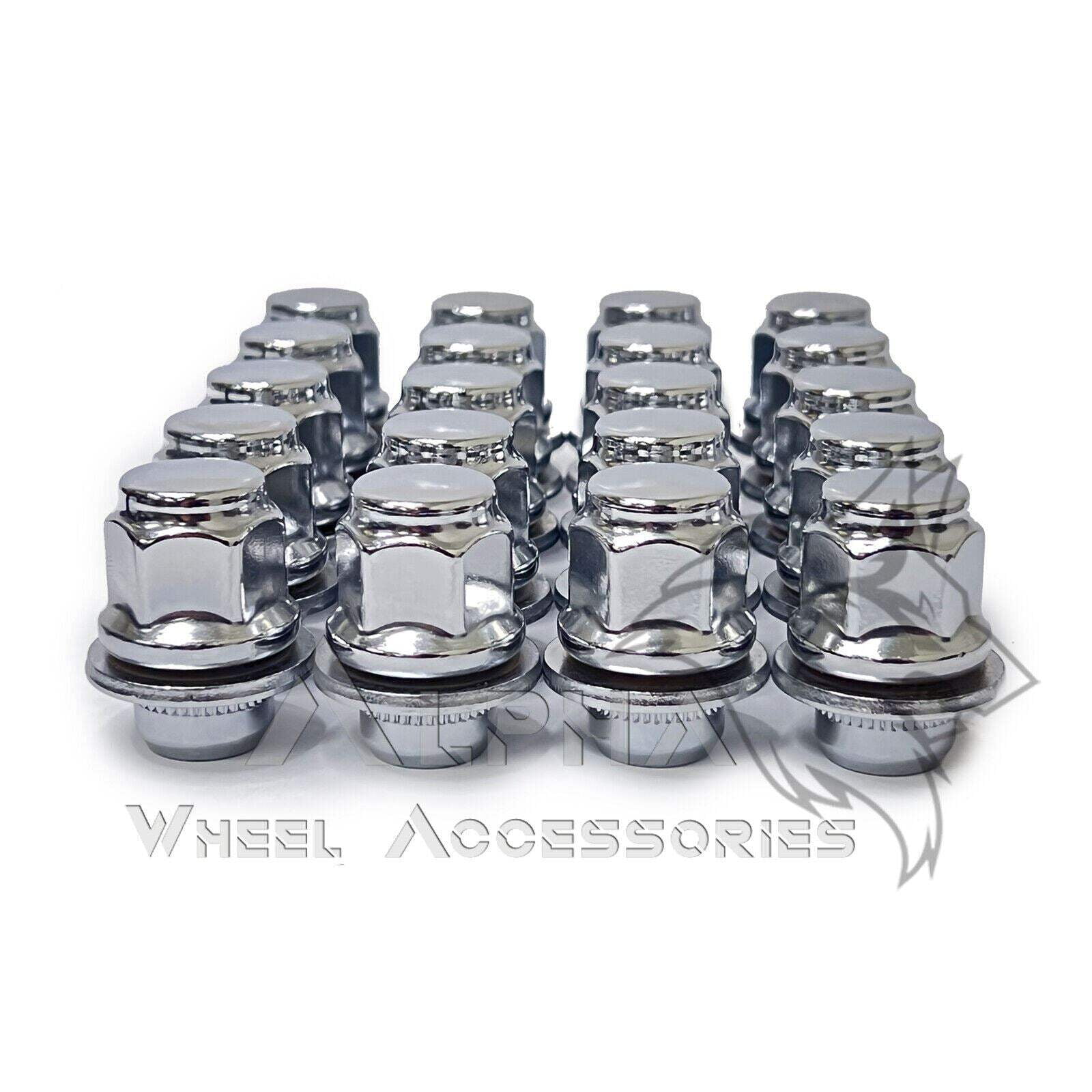 20 Chrome OEM Factory Mag Lug Nuts 12x1.5 For Mitsubishi Lancer Eclipse ...