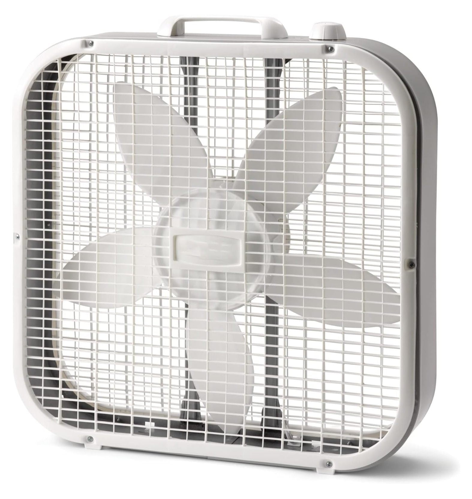20"" Classic Box Fan with Weather-Resistant Motor, 3 Speeds, 22.5"" H ...