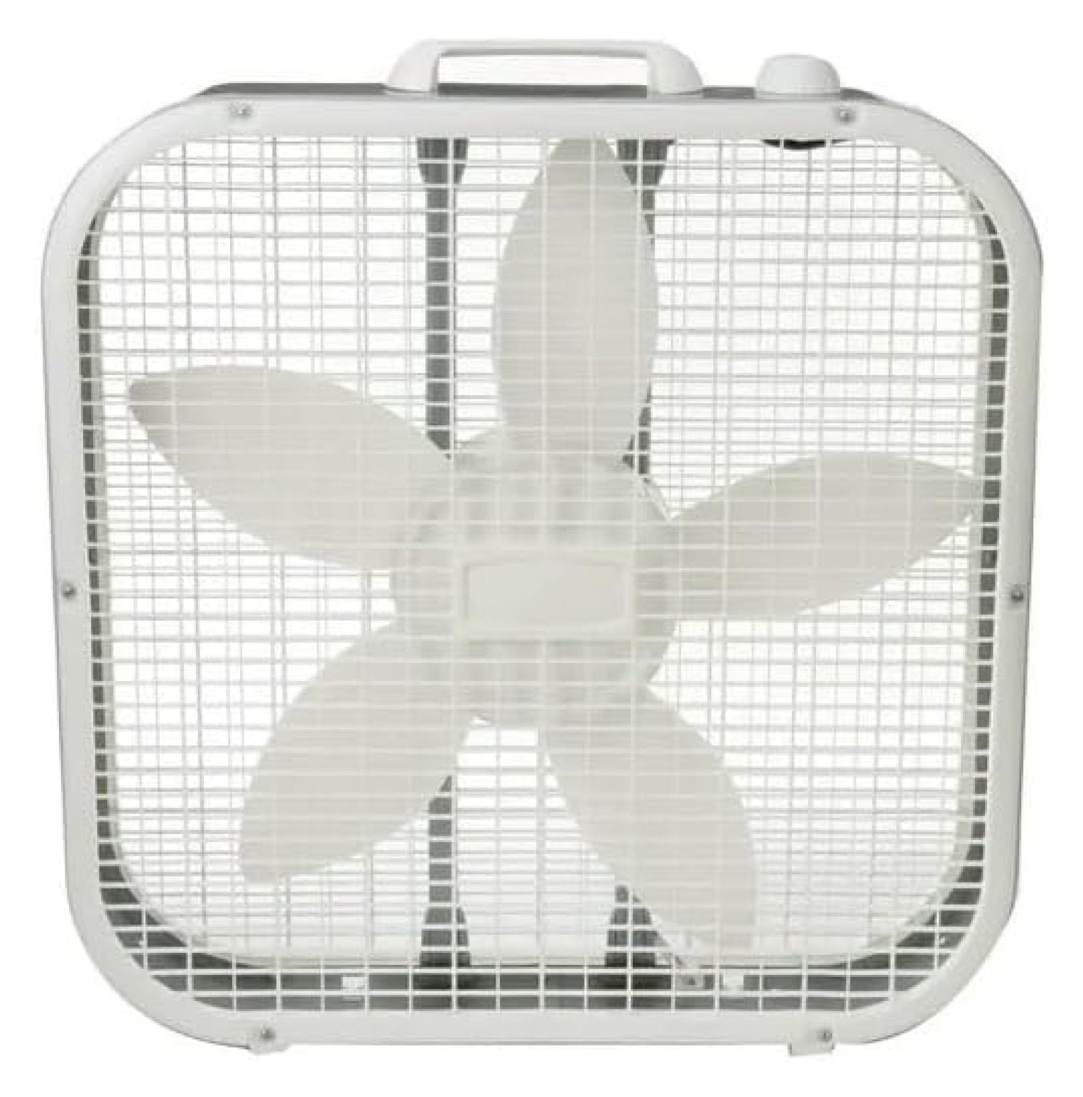 20" Classic Box Fan with Weather-Resistant Motor, 3 Speeds, 22.5" H ...