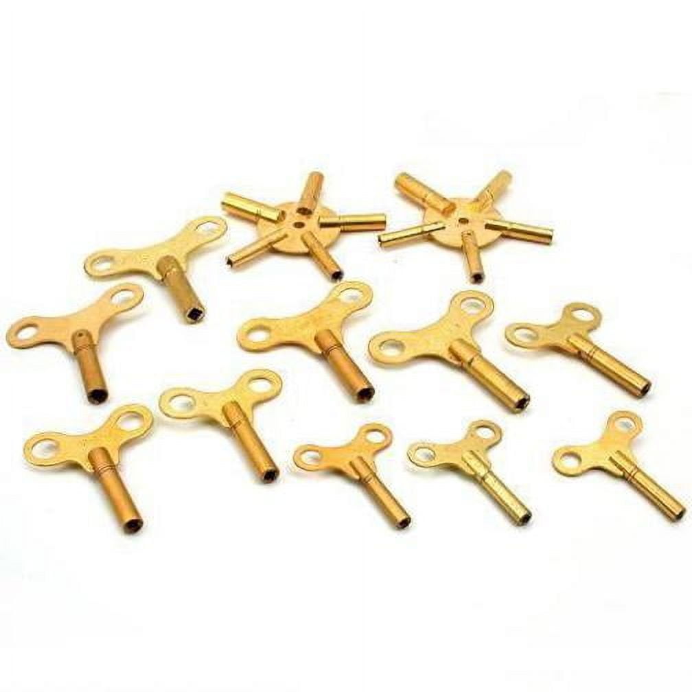 20 Clock Keys for Mainspring Winding Winder Repair Tools Chime Key ...