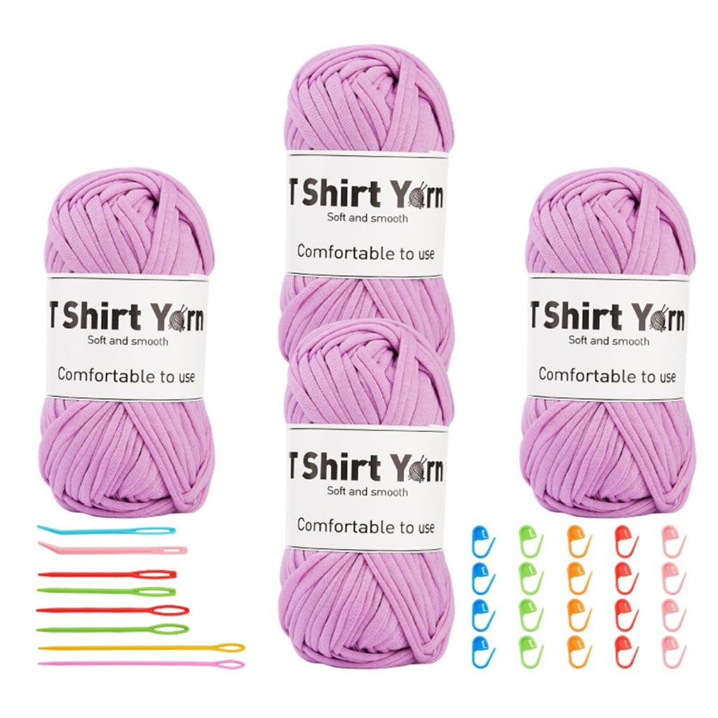 20 Color Crochet Yarns for Beginner Crocheting, Includes Bent Tip ...