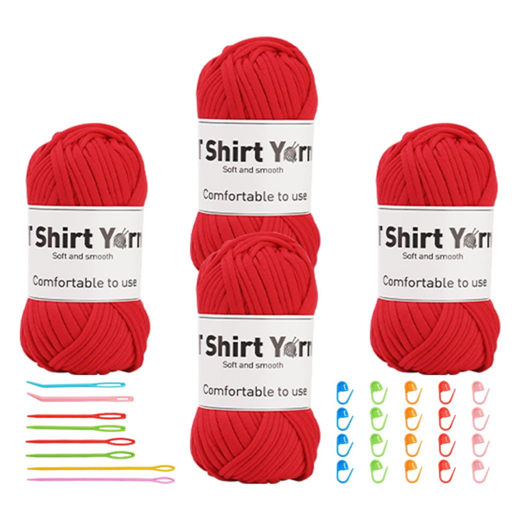 20 Color Crochet Yarns for Beginner Crocheting, Includes Bent Tip ...