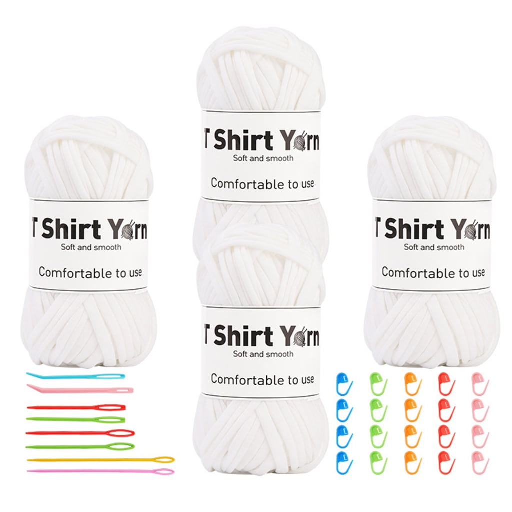 20 Color Crochet Yarns for Beginner Crocheting, Includes Bent Tip ...