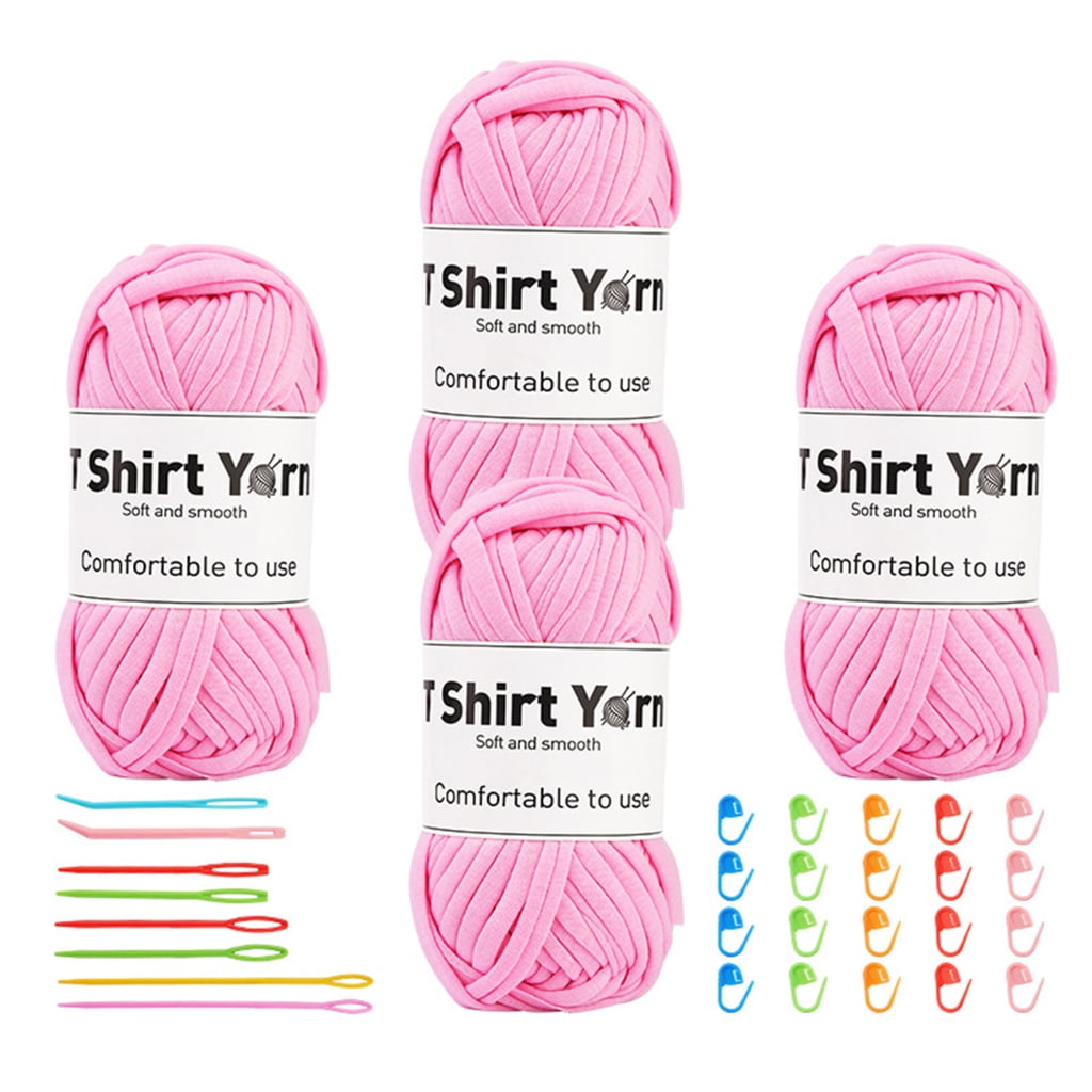 20 Color Crochet Yarns for Beginner Crocheting, Includes Bent Tip ...