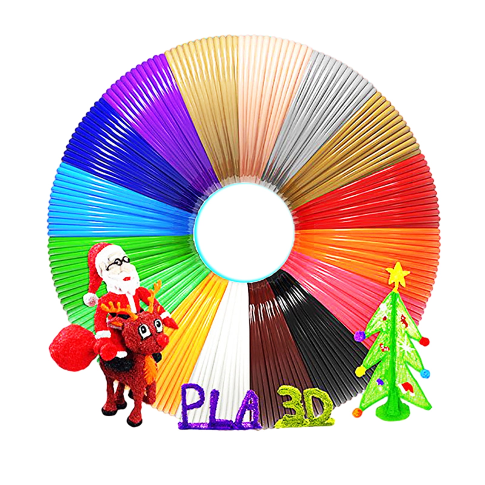 20 Colors 3D Pen Filament Refills 1.75mm 3D Pen PCL Filament 3D Pen Refills for Basic Teaching ...