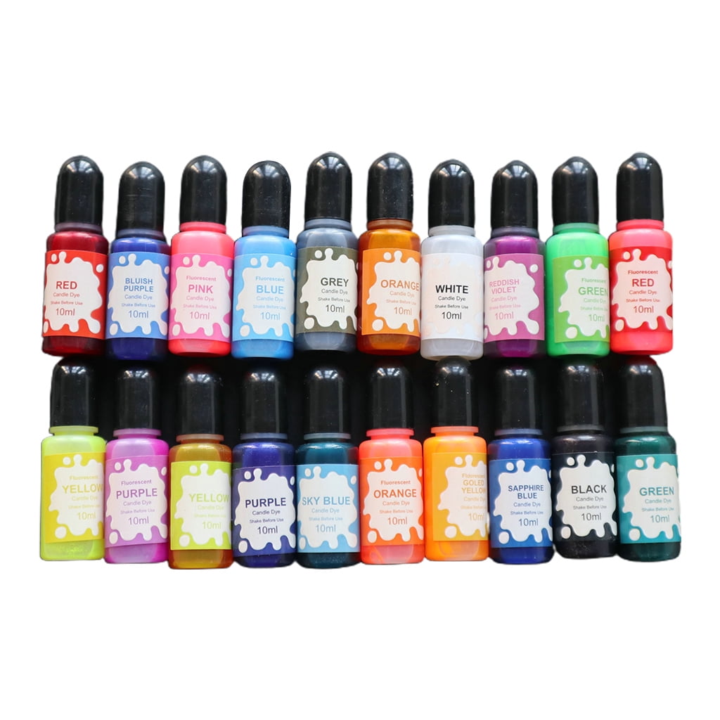 20 Colors Epoxy Resin Diffusion Pigment Alcohol Ink Liquid Colorant Dye ...