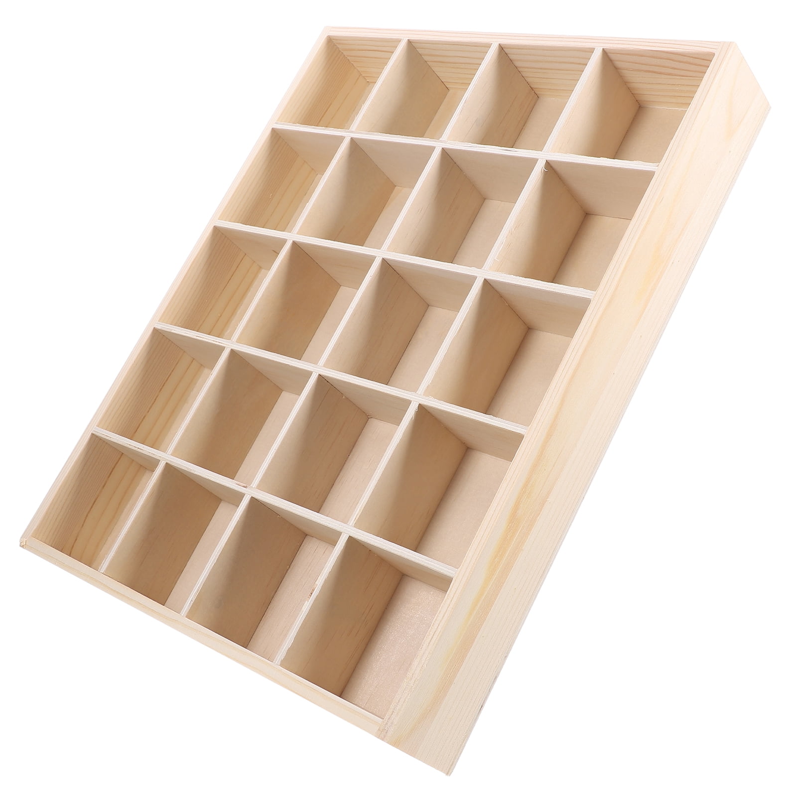 20 Compartments Storage Bins Ties Cabinet Organizers Drawer Divider ...