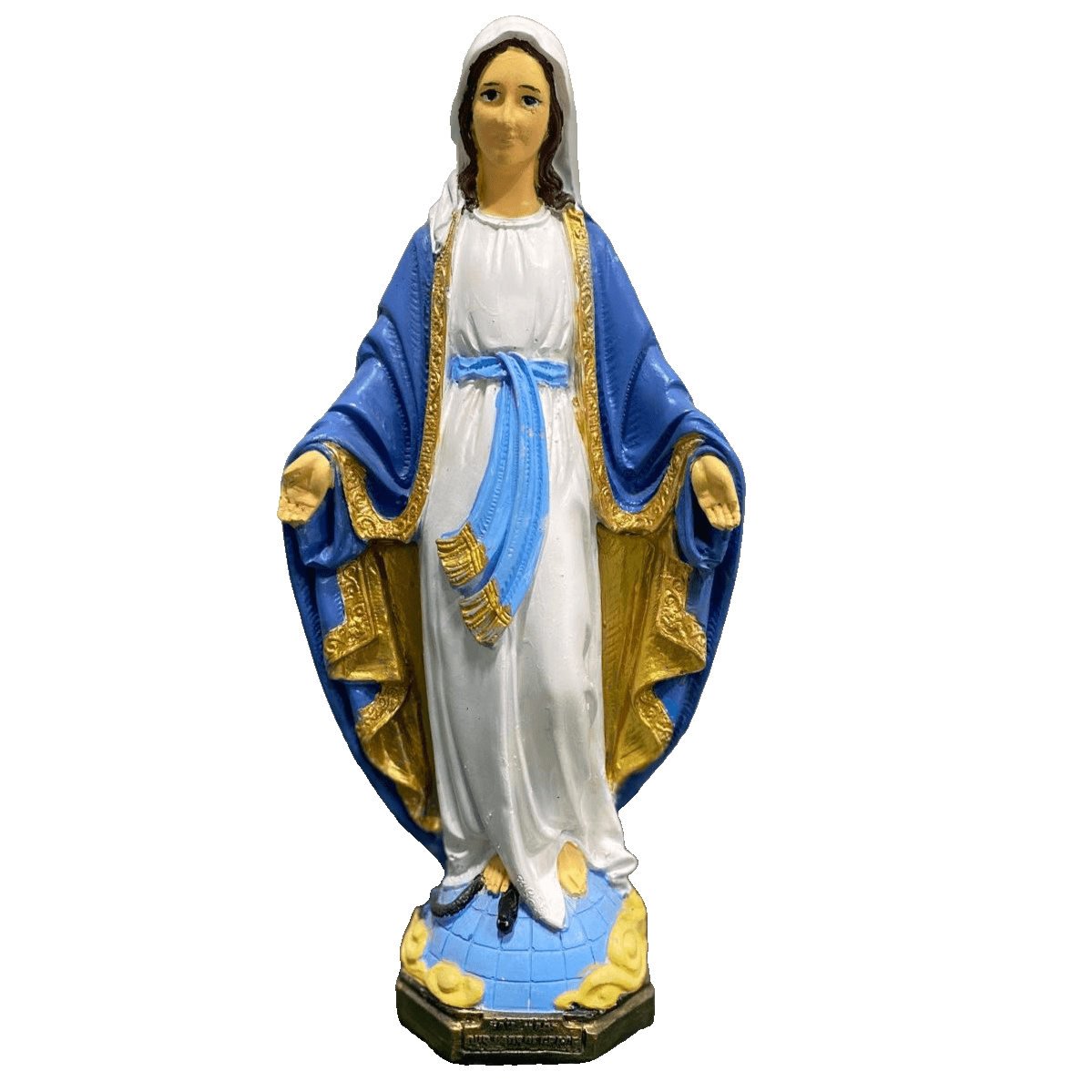 20" Concrete Virgin Mary Statue, Outdoor Statues finest stone finish ...