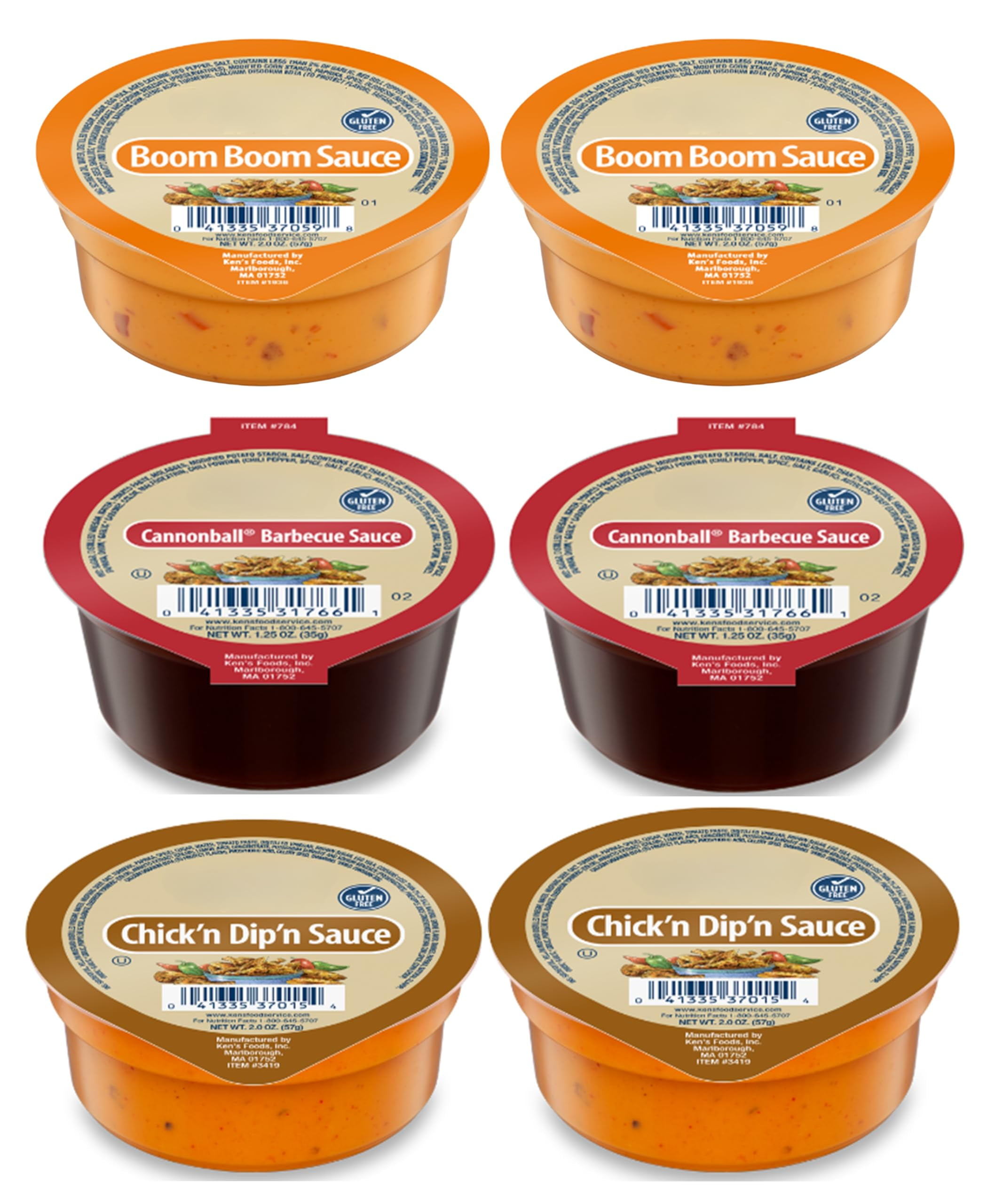 20 Count | Chicken Dipping Sauce Cups | Single Serve | Perfect for ...