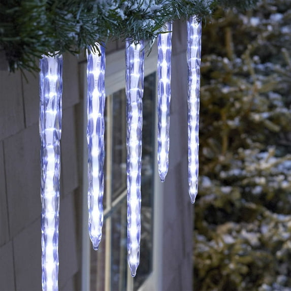 Christmas Decor: 20-Count LED Cascading Indoor/Outdoor Icicle Lights ...