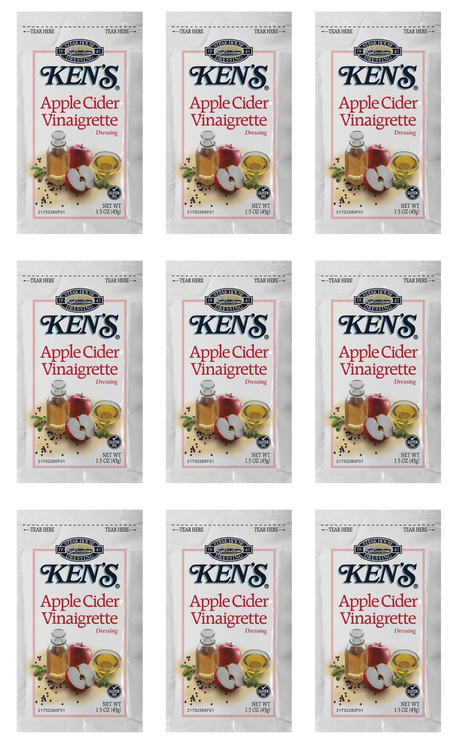 20 Count | Salad Dressing Packets | Individual Single Serve Salad ...