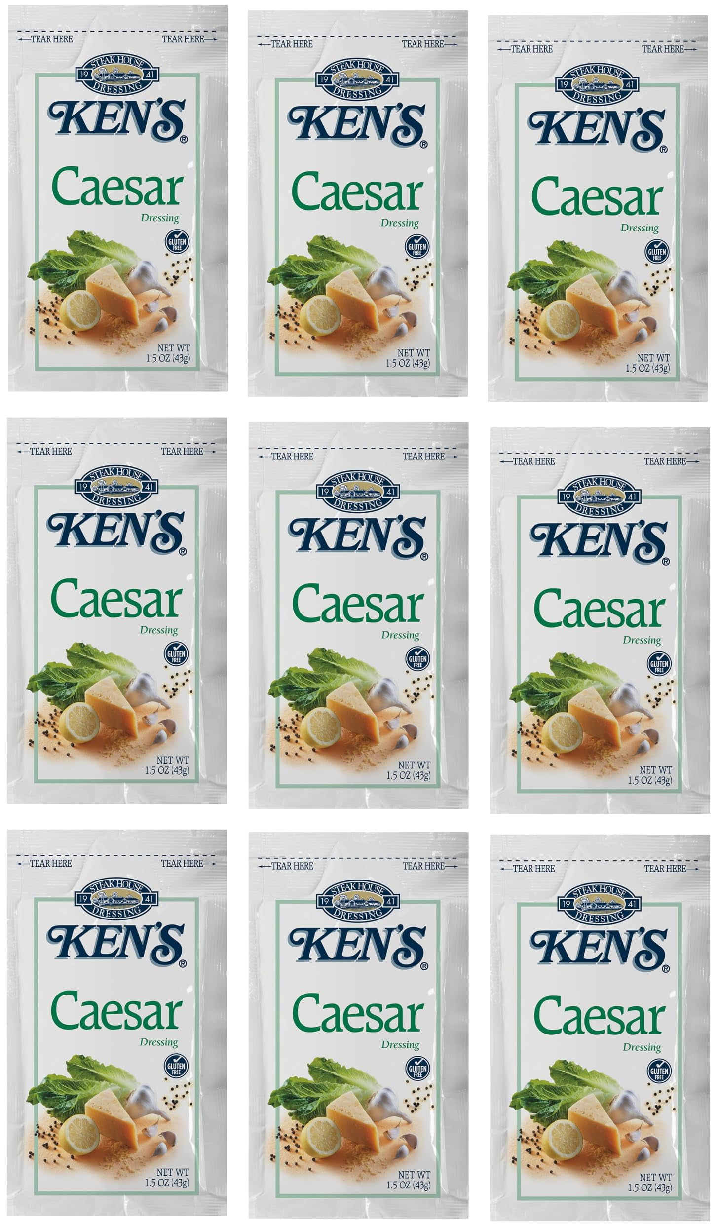 20 Count | Salad Dressing Packets | Individual Single Serve Salad ...