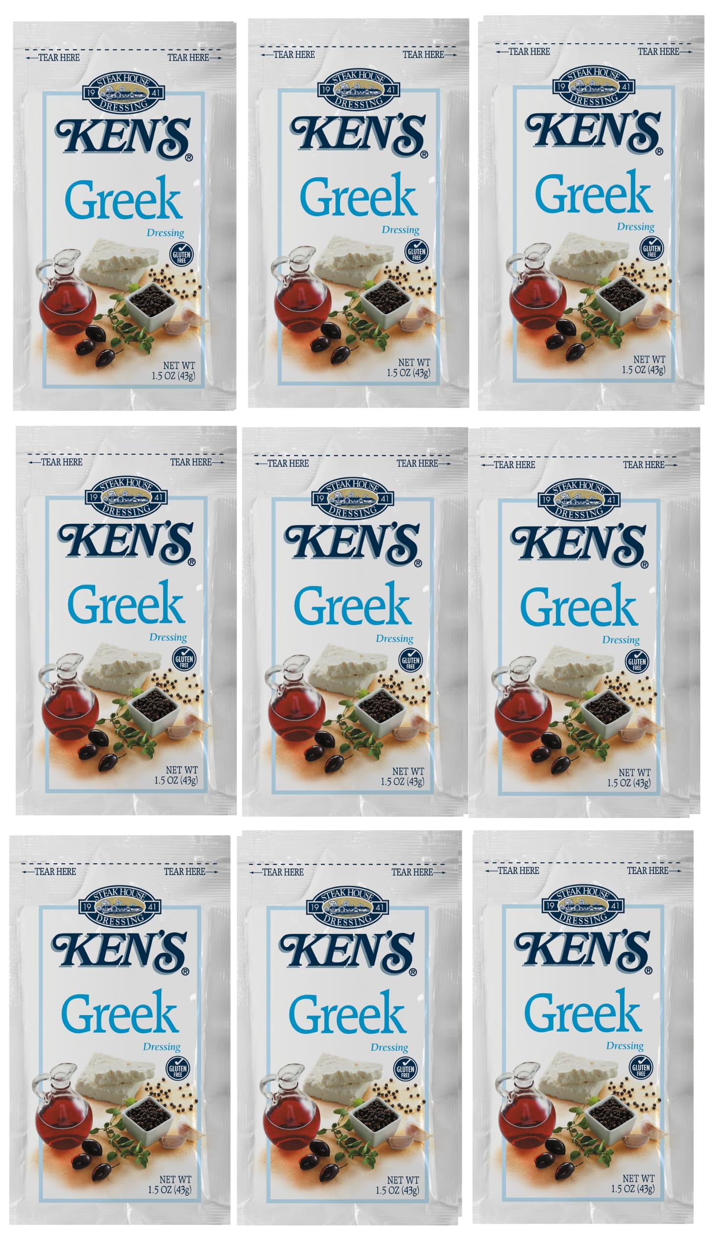 20 Count | Salad Dressing Packets | Individual Single Serve Salad ...