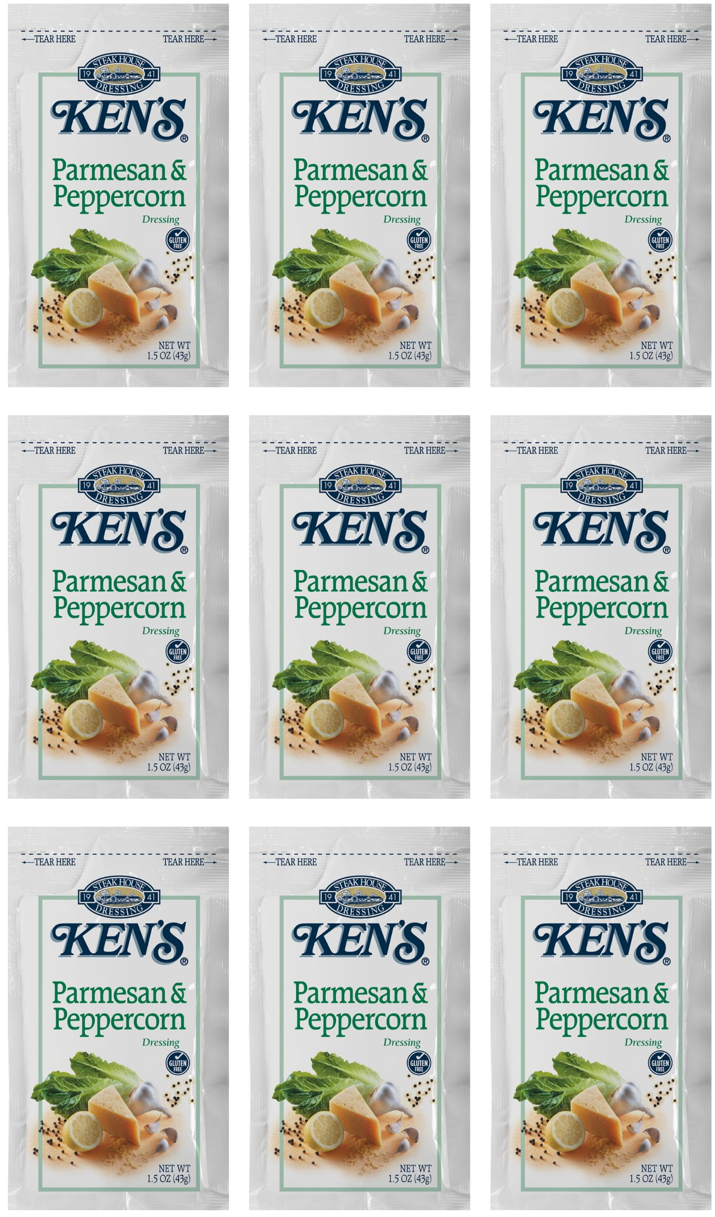 20 Count | Salad Dressing Packets | Individual Single Serve Salad ...