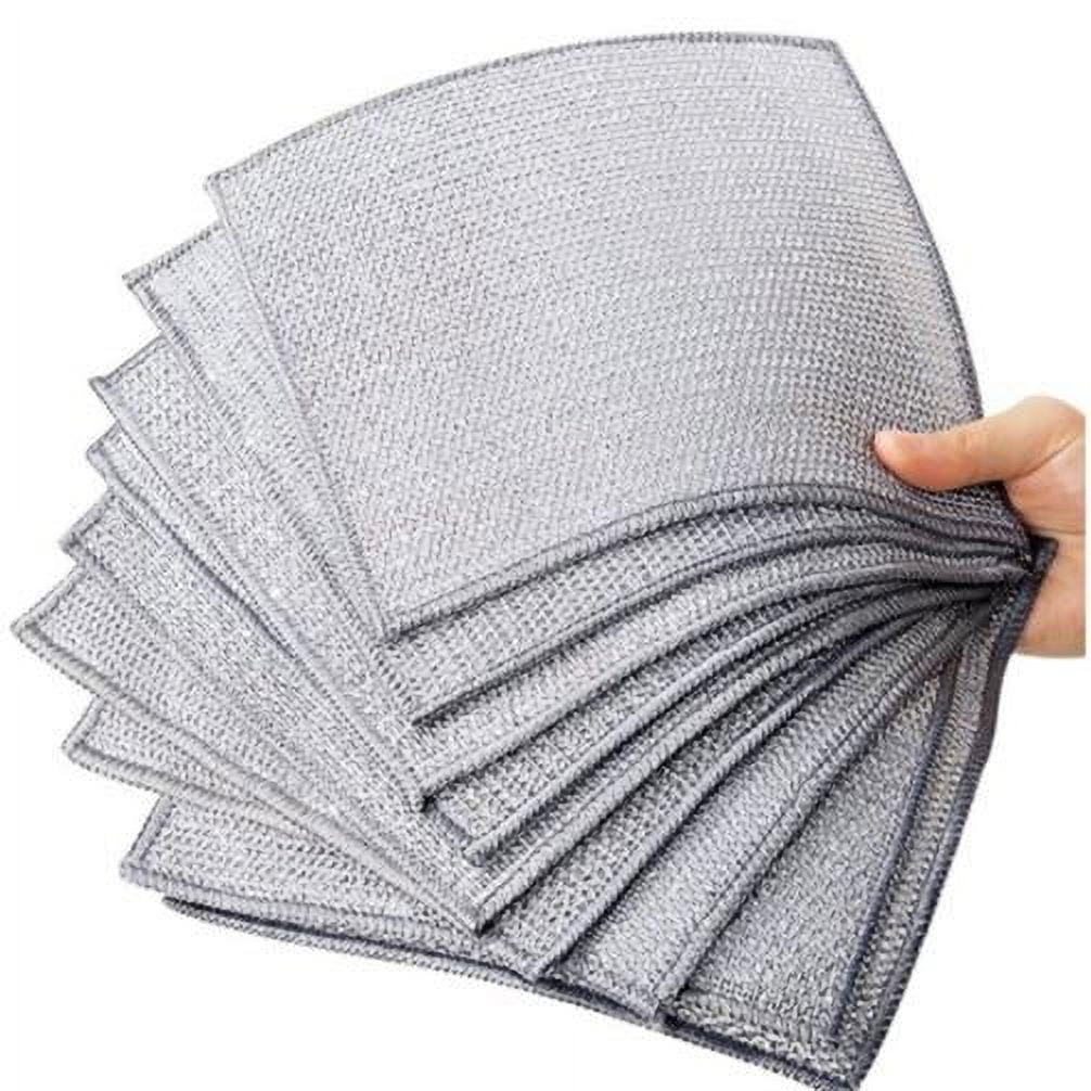 20 Counts Multipurpose Non-Scratch Wire Dishcloths – Reusable ...