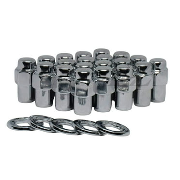 Grand General 10278 - Chrome Standard Push On Lug Nut Cover W/ Flange ...