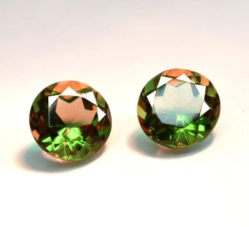 20 Ct 2 PC Multi Color Color Changing Alexandrite Lab Grown Stone ...