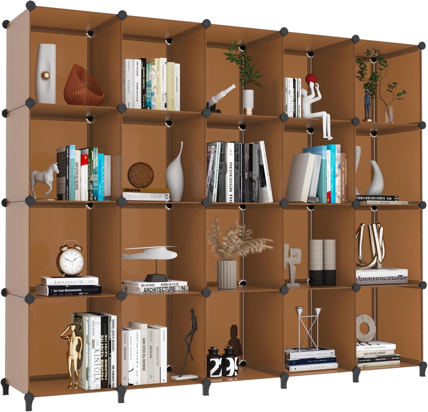 20-Cube Storage Organizer, Closet Organizer Storage Shelf Bookcase ...