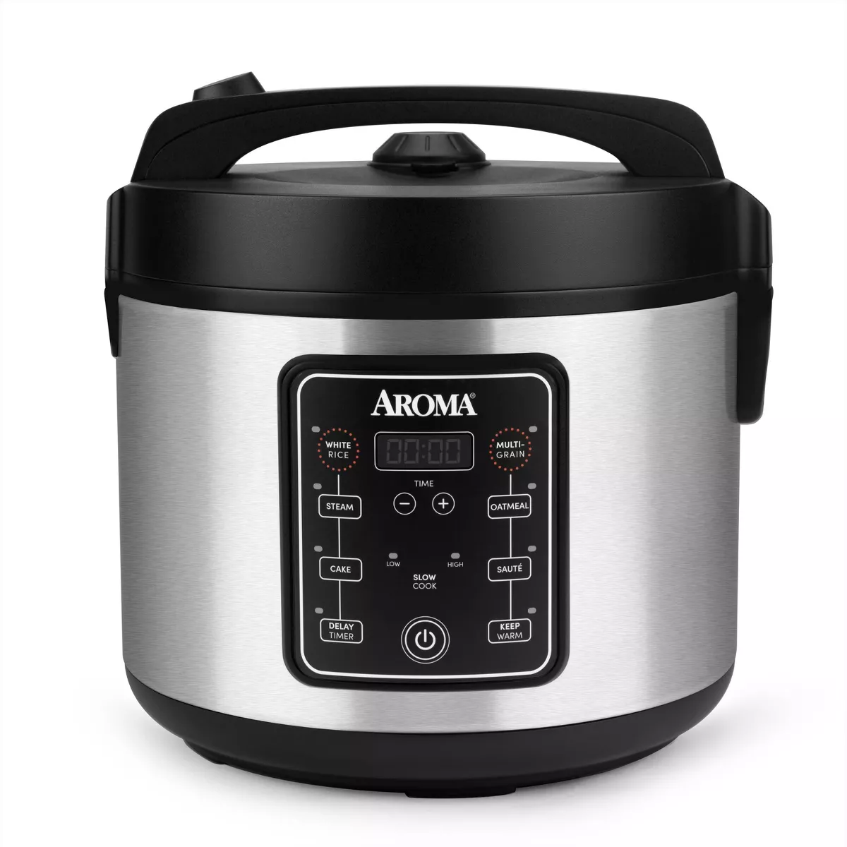20 Cup Digital Multicooker & Rice Cooker - Stainless Steel: 5 Settings ...