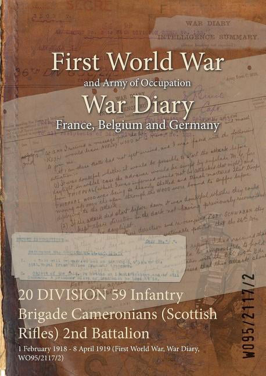 20 DIVISION 59 Infantry Brigade Cameronians (Scottish Rifles) 2nd ...