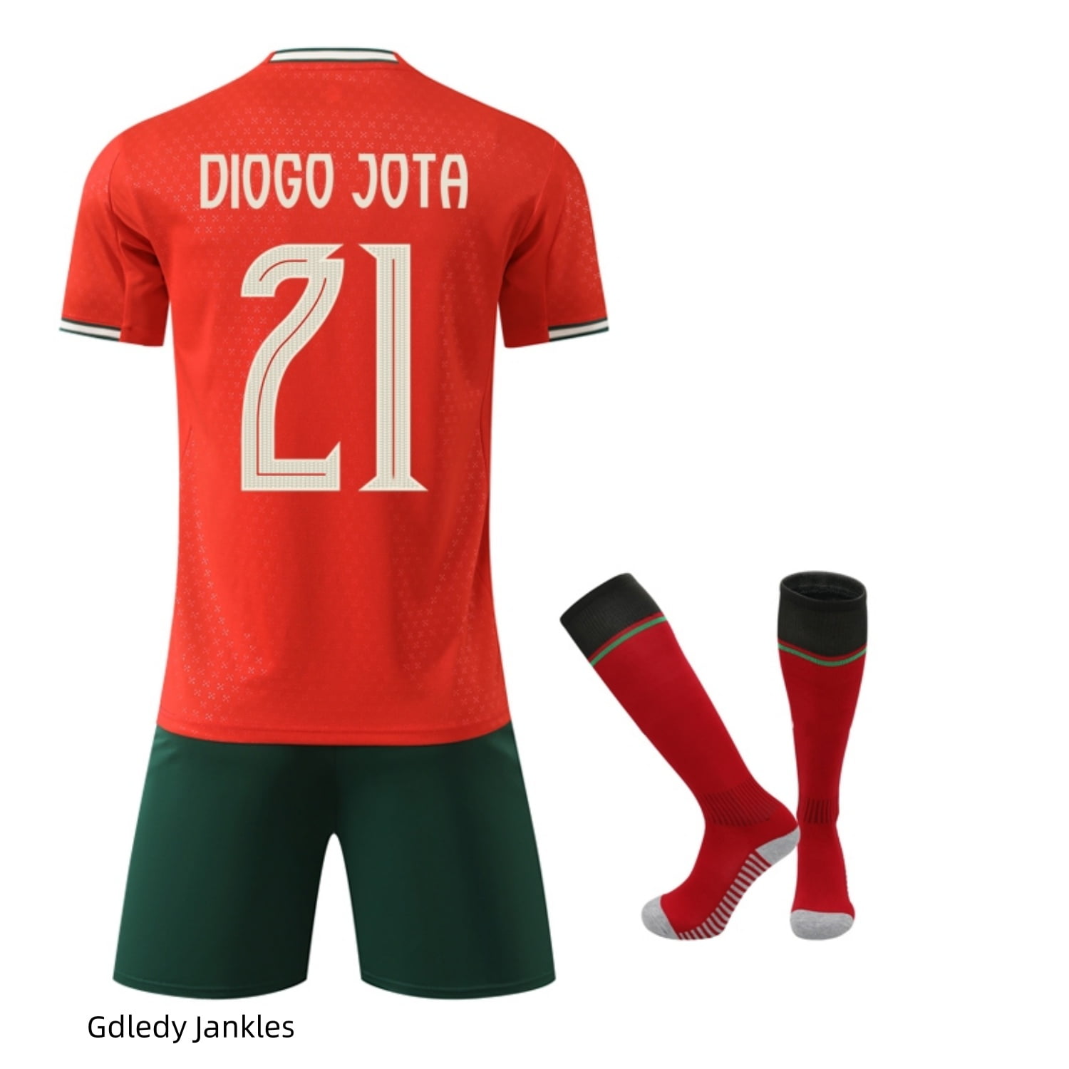#20 Diogo Jota 25/26 Portugal Home Soccer Kit Collection - Walmart.com