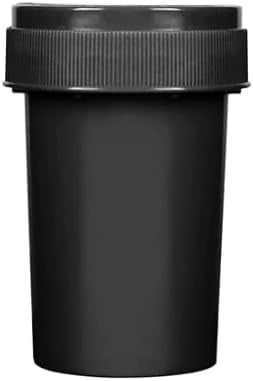 20 Dram Black Reversible Cap Opaque Bottle - 240 Count - Walmart.com