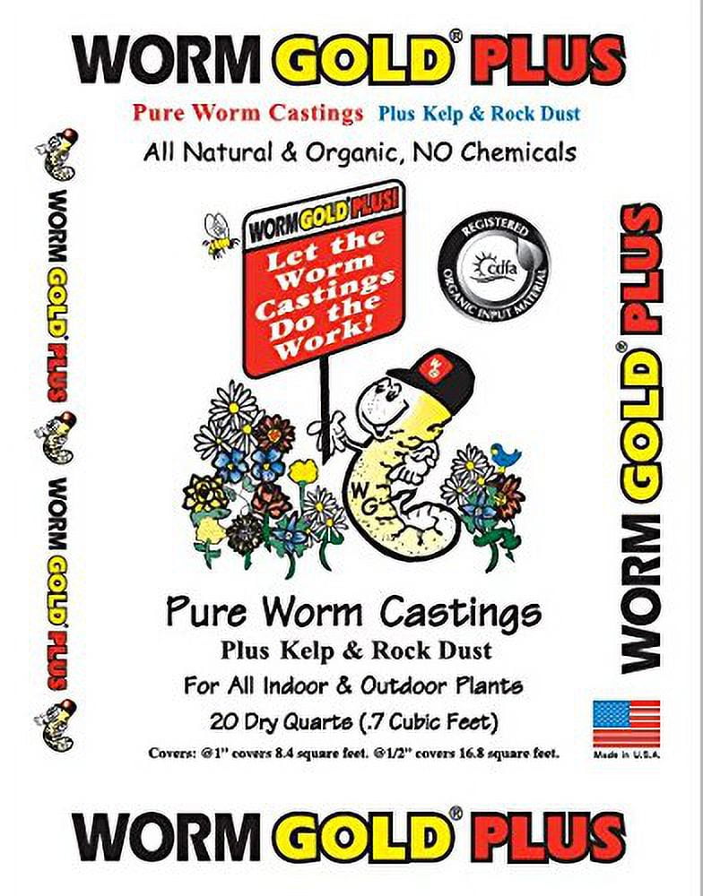 20 Dry Quart Bag Worm Gold Plus - Walmart.com