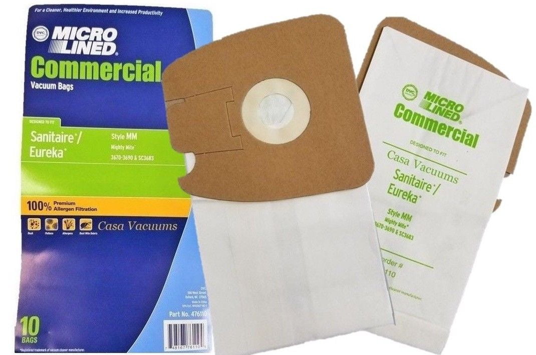 Micro Clean 20 Eureka MM Canister Vacuum Bags, Replacement for 3670 ...