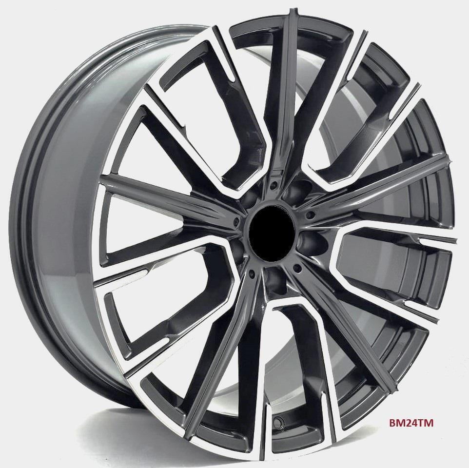 20'' wheels for BMW 740i, 740Li 2011-15 5x120 20x8.5/9.5" - Walmart.com