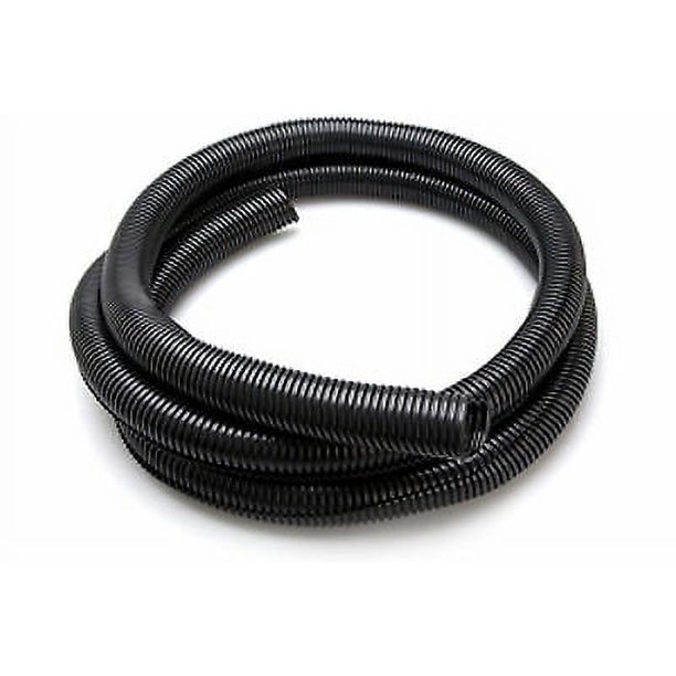 20 FT 3/8" INCH BLACK SPLIT LOOM WIRE HOSE COVER POLY TUBE TUBING 8 ...