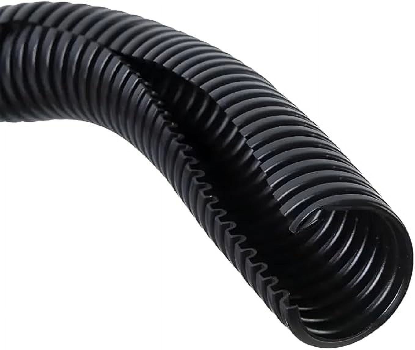 20 FT 3/8” Wire Loom Split Tubing Auto Wire Conduit Flexible Cover ...