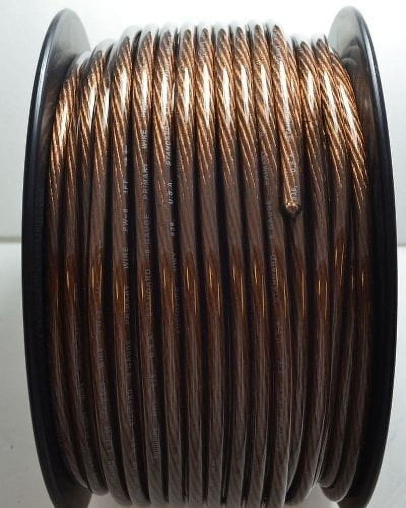 20 FT 8 GA BLACK GROUND Primary Wire Copper Mix AudioPipe Car Audio 20 ...
