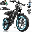 Jasion EB5 MAX Electric Bike for Adults, 26 Inch 750W Fat Tire Bicycle ...