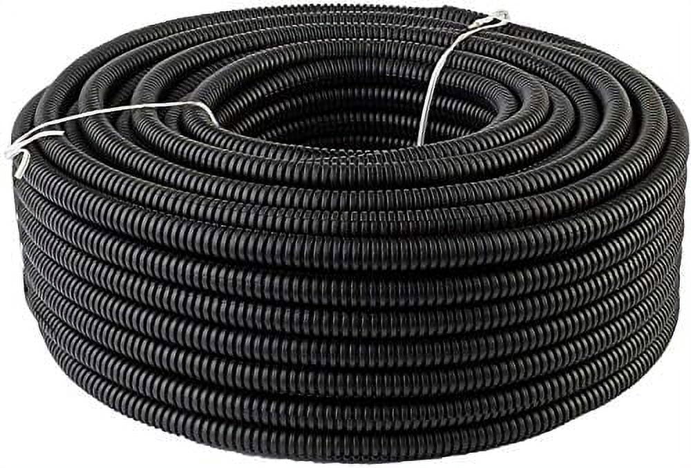 20 Feet 1/2" 13Mm Split Wire Loom Conduit Polyethylene Tubing Black ...