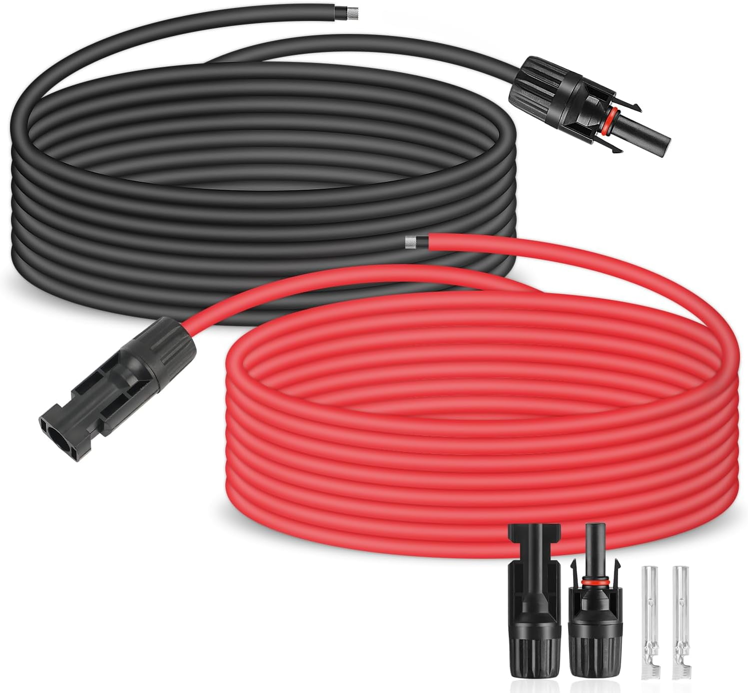 20 Feet Solar Extension Cable 10AWG with Female and Male Connector ...
