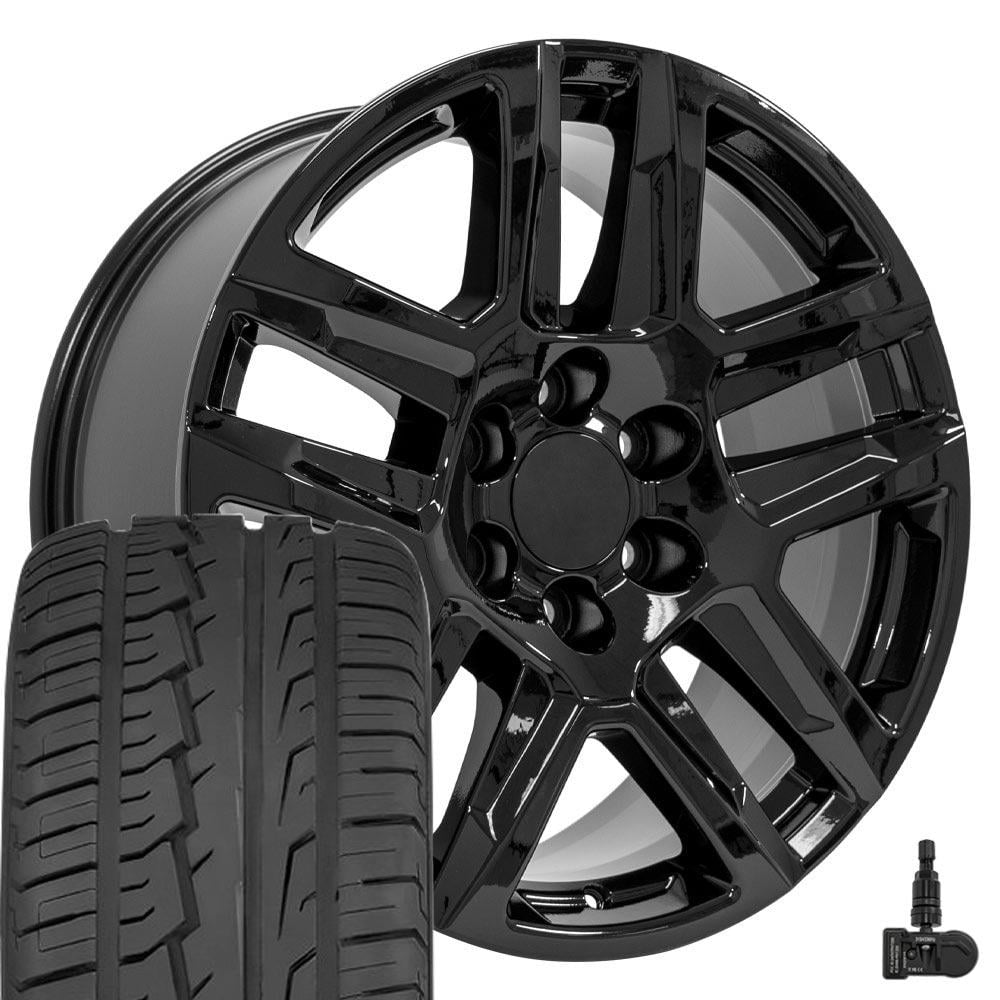 OE Wheels CV63 20 Inch Rims and Tires Fit Silverado 1500 Z71 Style ...