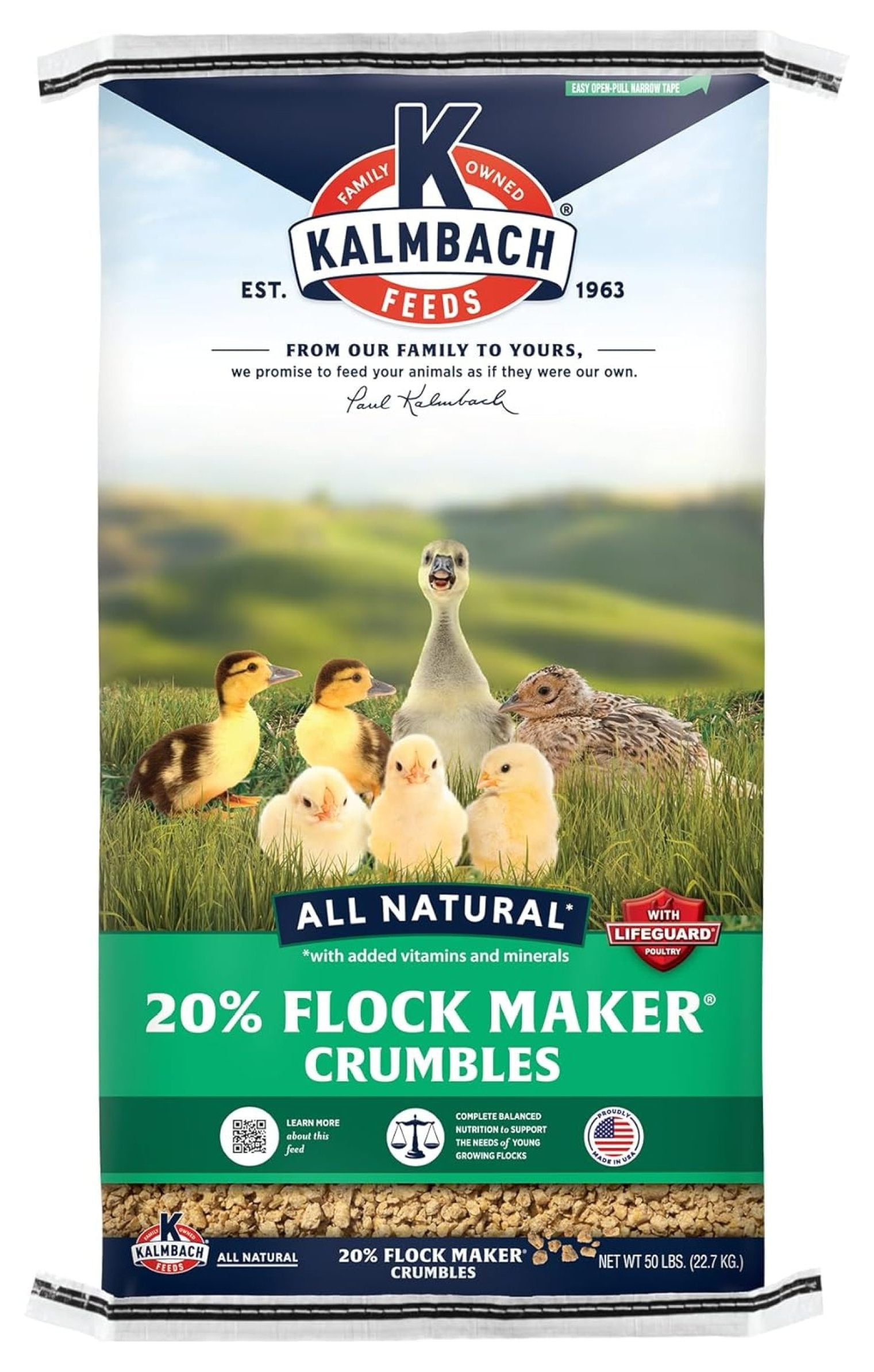 20% Flock Maker Crumbles for Mixed Flocks of Poultry, 50 lb - Walmart.com
