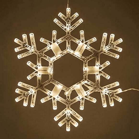 Large Outdoor Snowflake Lights