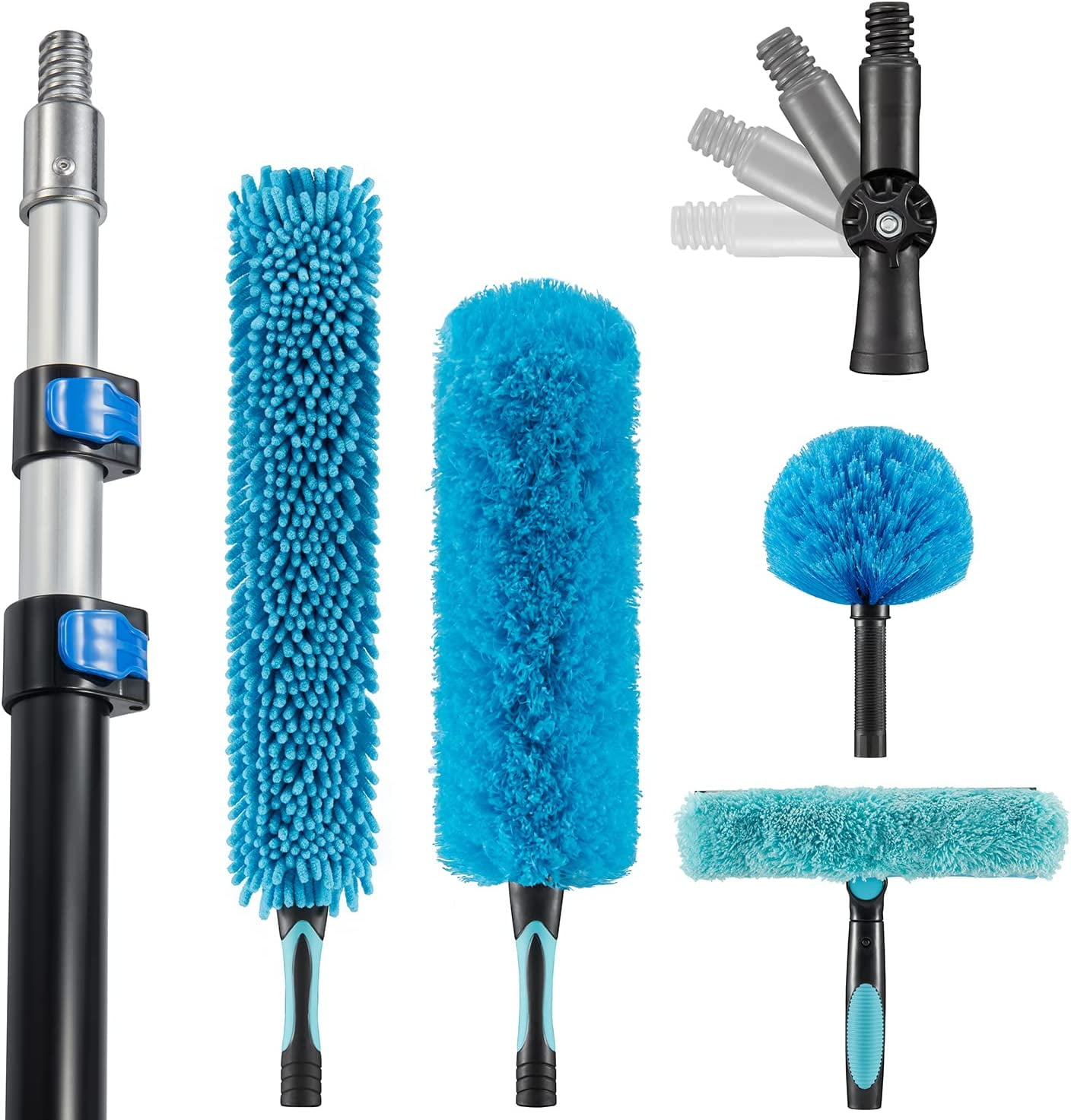 20 Foot High Ceiling Fan Duster with 5-12 Foot Extension Pole ...