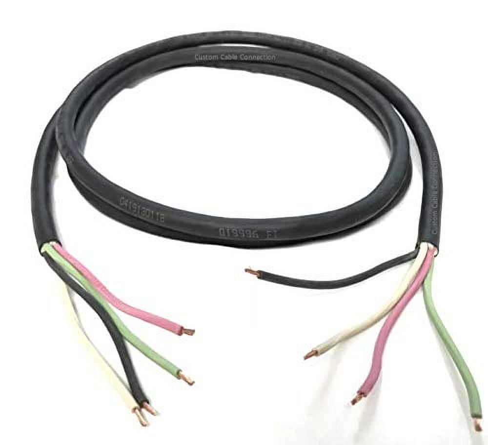 20 Foot - SJOOW 16 AWG 4 Conductor 300V Portable Power Cable - 20 Foot ...